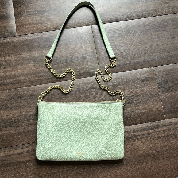Fossil | Bags | Fossil Sydney Crossbody With Chain Strap | Poshmark
